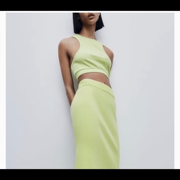 Zara | Tops | Nwt Zara Ribbed Tank Crop Top Size S | Poshmark